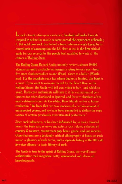 The Rolling Stone Record Guide